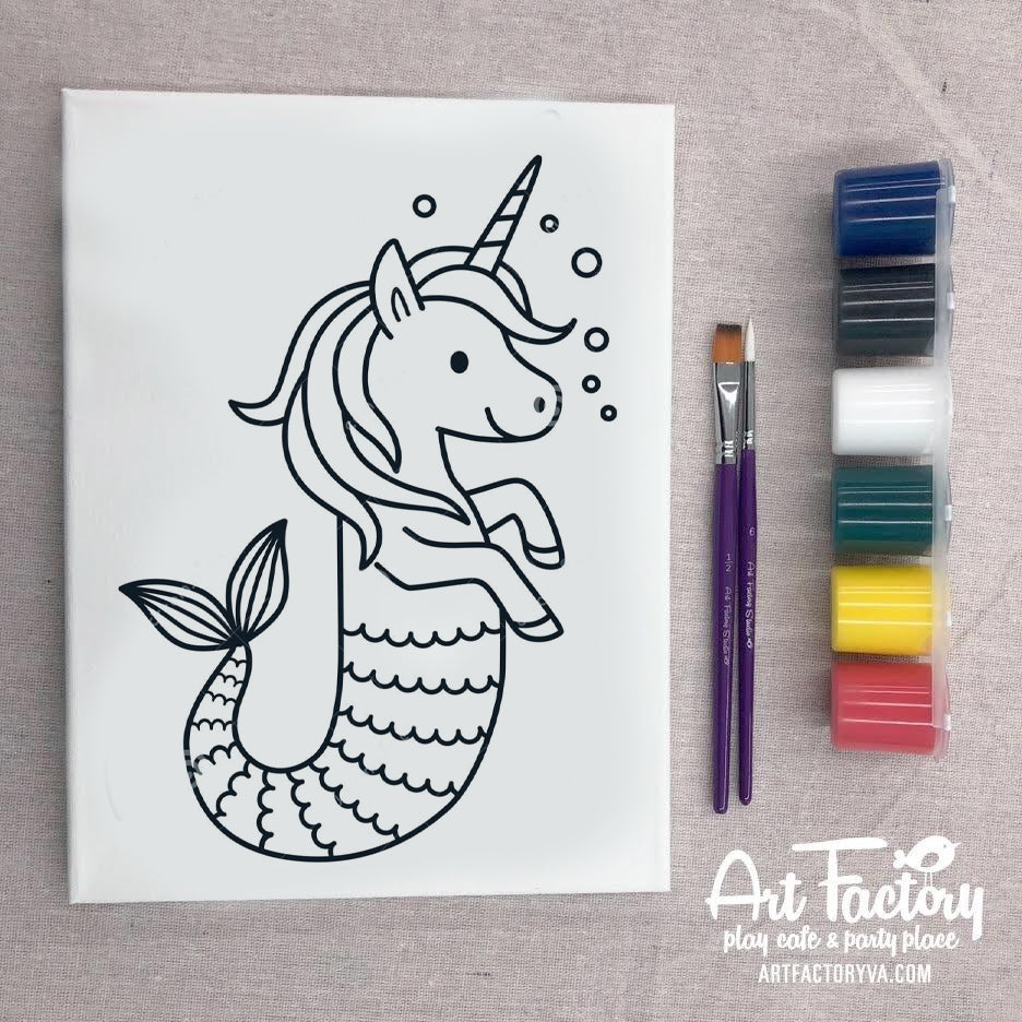 unicorn seahorse coloring page printable